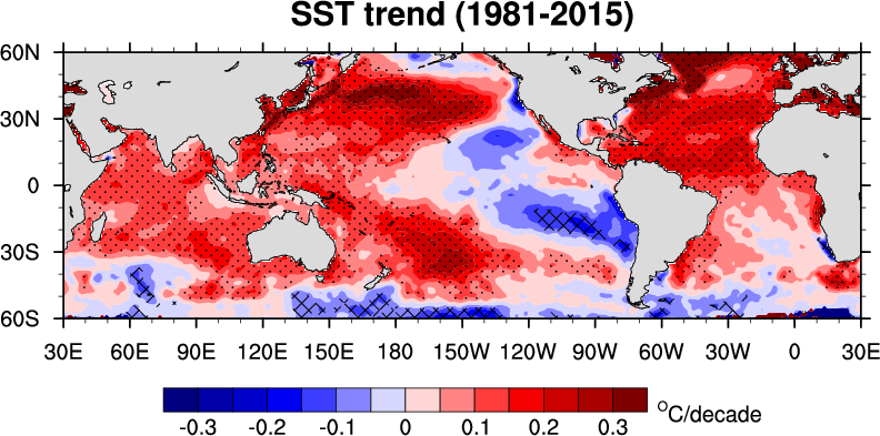 Examples/SST_trend - NCL tips